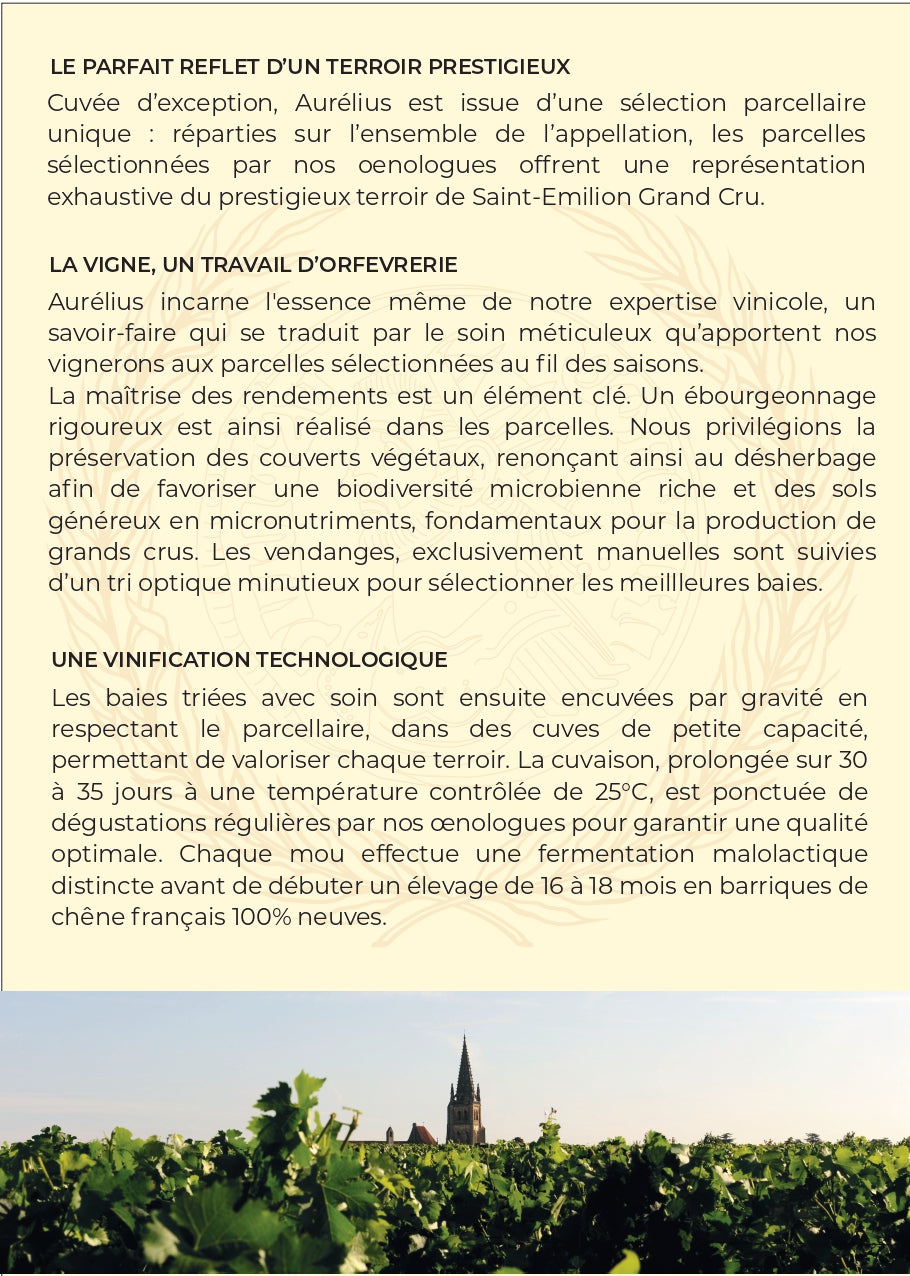 Coffret Aurélius | Passion Saint-Emilion